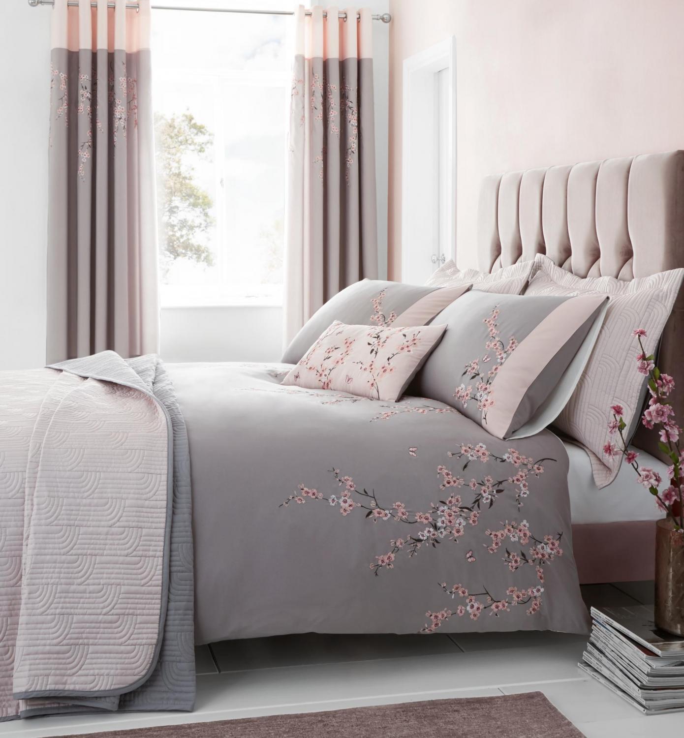 Embroidered Blossom Duvet Cover | Home Essentials