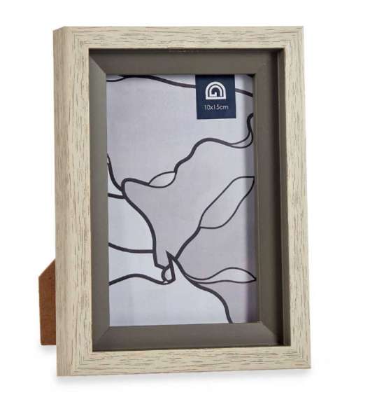 Natural Grey Border Frame | Home Essentials